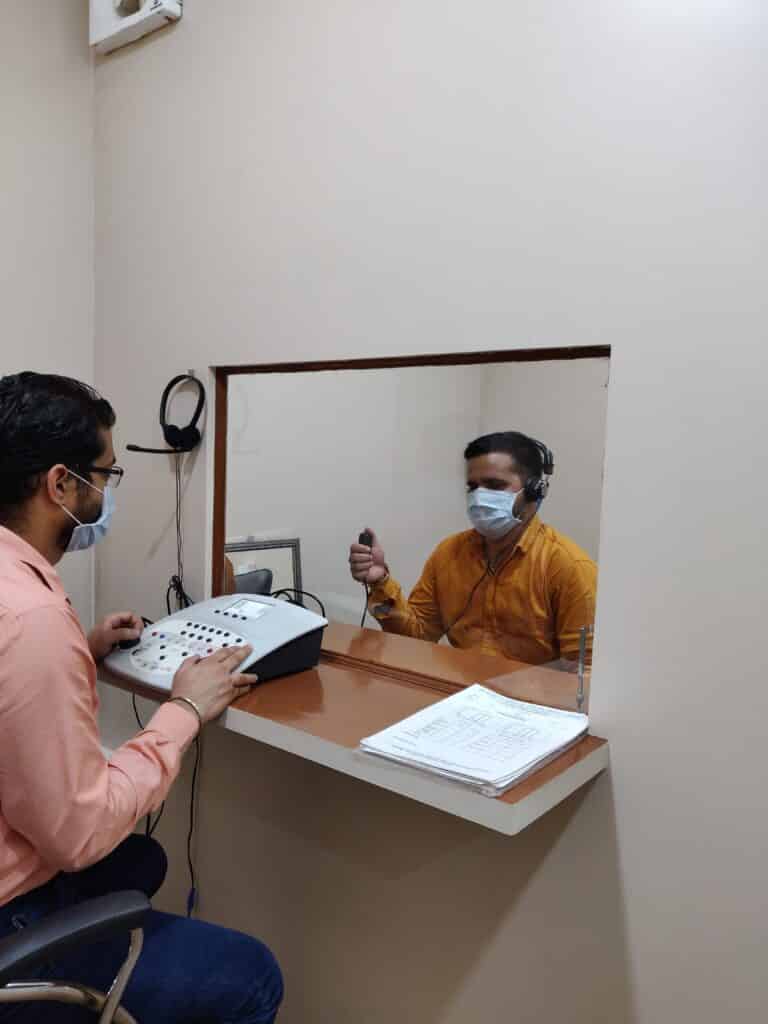 Pure Tone Audiometry Test Ludhiana | Simran Speech and Hearing Clinic